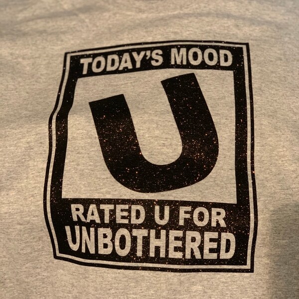 Unbothered Svg, Rated U for Unbothered Svg, Pdf Dxf Png Eps Files - Etsy
