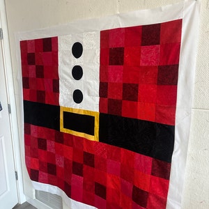 Santas Coat With Buttons Quilt Pattern Only PDF - Etsy