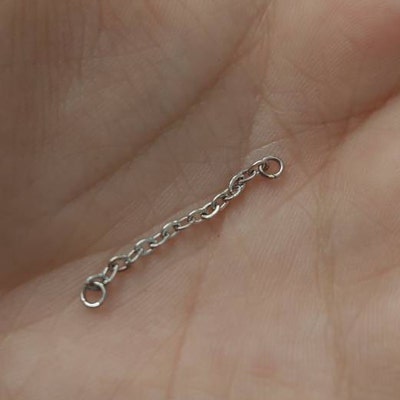 2 Style Barbell Chain, Ear Piercing Chain, Industrial Piercing ...