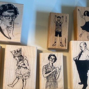 Dancing Lady RUBBER STAMP, Woman Dancing Stamp, Lady Stamp, Dancer ...