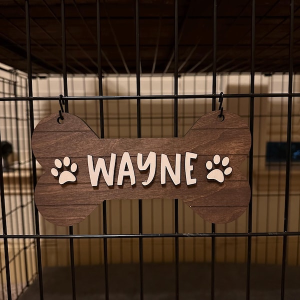 Personalized Wood Crate Sign /personalized Pet Gift / Custom Pet Name ...