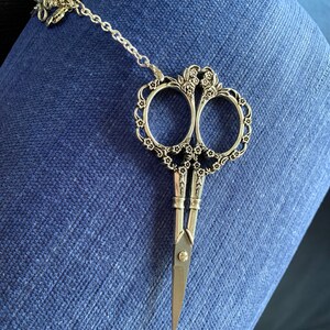 Victorian Floral Embroidery Scissors Antique Style Vintage Sewing and ...