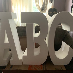 Foam Letters - Etsy
