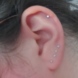 316L Surgical Steel Push Pin Replacement Flat Backing Flat - Etsy