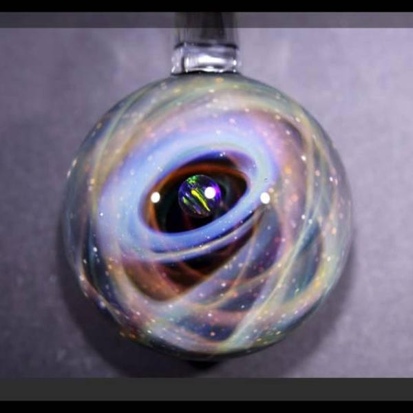 Unique Gift, 47mm Nebula Galaxy Glass Marble, Nebula Space Glass Sphere ...