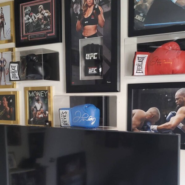 Acrylic Wall Mount Full Sized Football Display Case NFL NCAA by Gameday ...