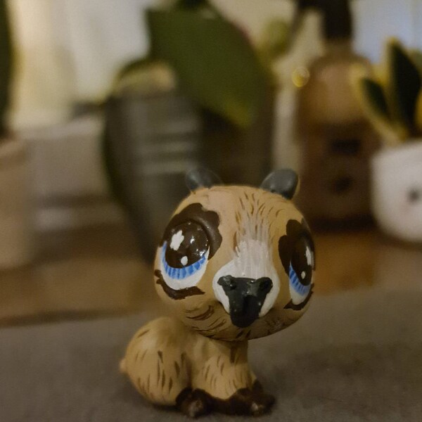 Littlest Pet Shop Custom LPS on Authentic Figure Ooak Punk Alligator - Etsy