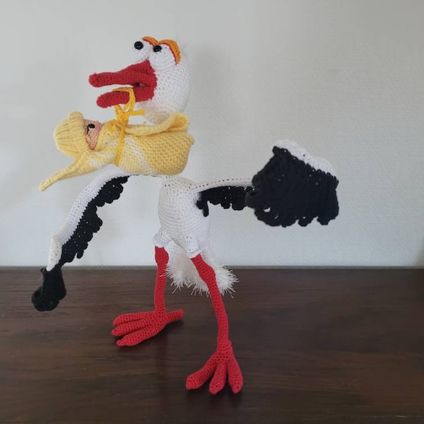 Amigurumi Pattern - Stuart the Stork - English Version - Etsy