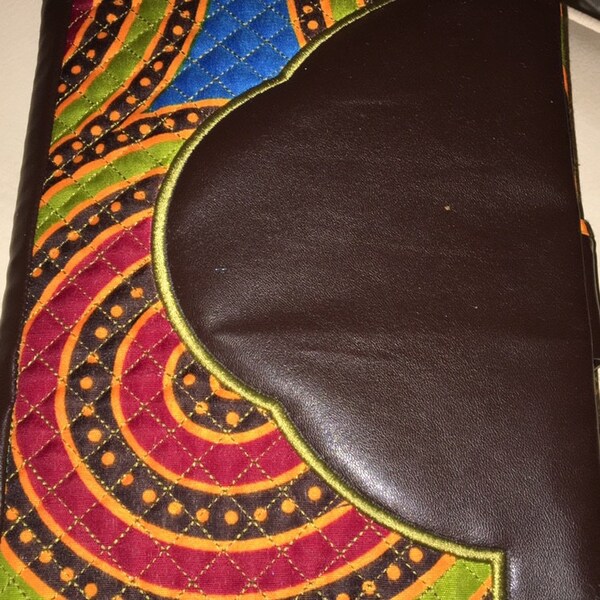ITH Book Cover A5 CURVE E-book Machine Embroidery Design In-the-hoop ...