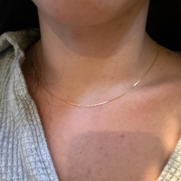 Delicate Chain, Layering Necklace, Simple Chain Necklace, Choker ...