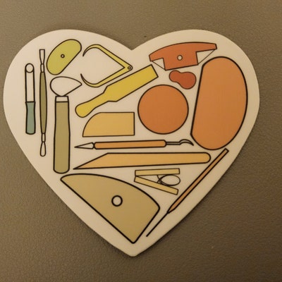 Pottery is for Lovers Vinyl Sticker Pottery Sticker Ceramic Sticker ...