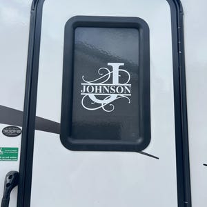 Camping Rules Decal RV Decal Large Decal for Camper Trailer Camper ...