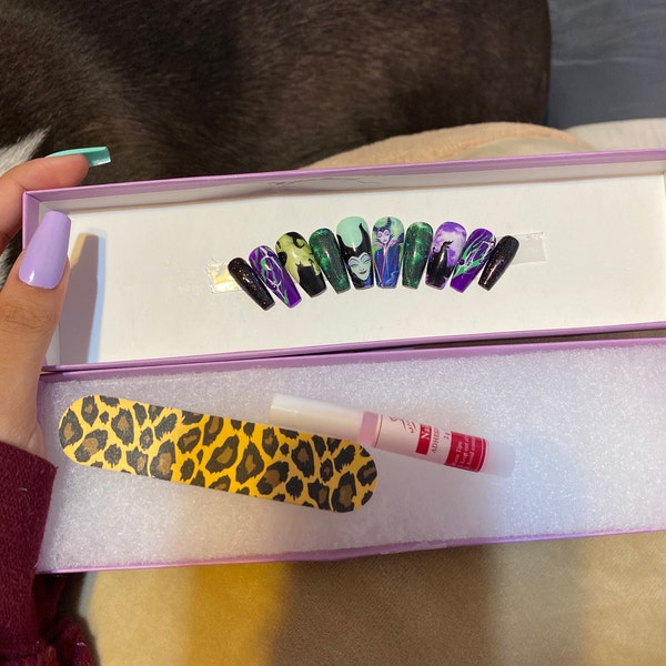 Hand Painted Ice Cream Sundae Press-on Nail Set - Etsy