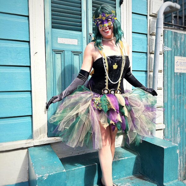 Adult Dark Mardi Gras Masquerade Mask Crown Parade Pageant Party Dance ...