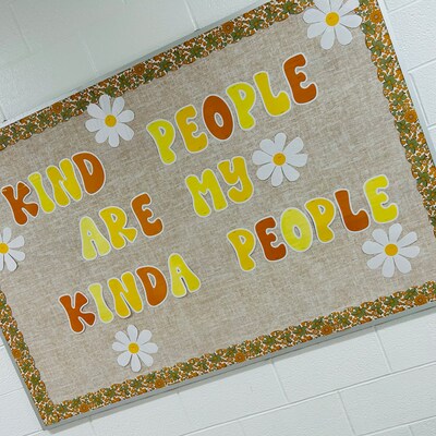 Kind People Are My Kinda People Bulletin Board Digital Download Cutout ...