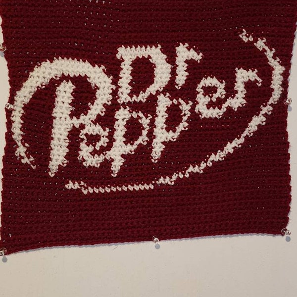 Dr. Pepper Logo Crochet Pattern - Etsy