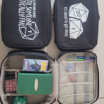 RPG Organizer Binder Case D&D Storage for Dice and Miniatures Gift for ...