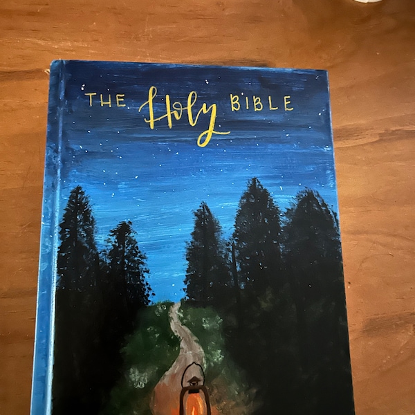Personalized Hand-painted Bible, ESV,NIV,NKJV - Etsy