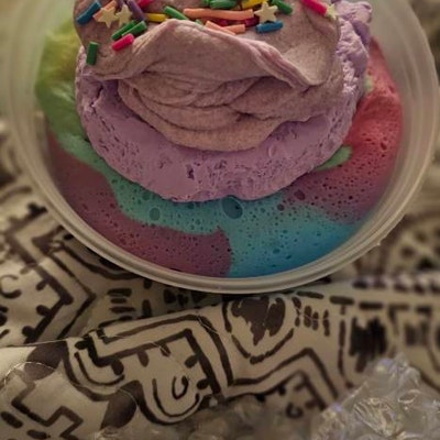 Winter Donut Butter, Clay Slime Diy, Scented Blueberry Muffin - Etsy