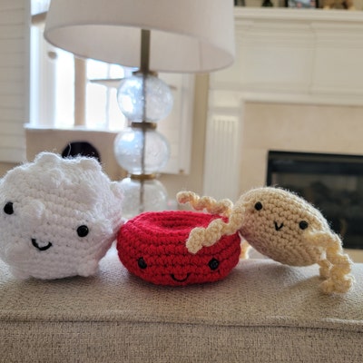 Blood Cell Amigurumi Trio Crochet Pattern Bundle - Etsy