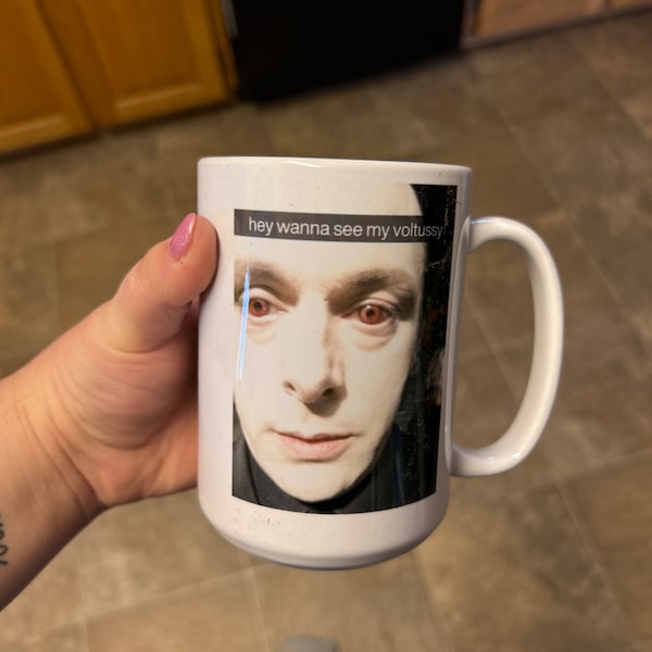 Wanna See My Voltussy Mug - Funny Twilight Merch With Vampire Robert ...