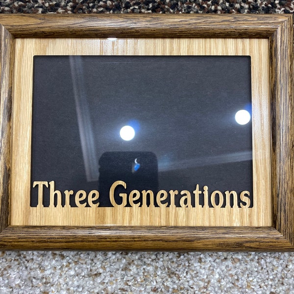 Jumbo 5x7 Landscape Generations Picture Frame ~three Generations, Four ...