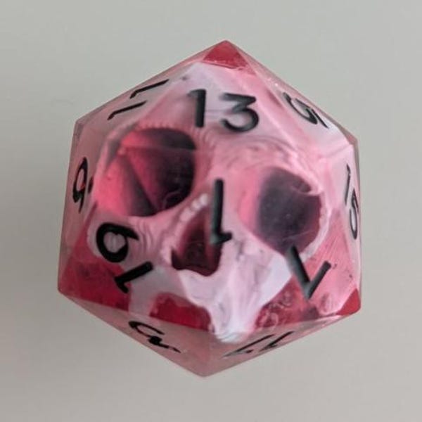 Dice Set Skull Sharp Edge, D&D Dice Set for Dungeons and Dragons D and ...