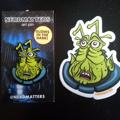 The Simpsons Mr. Sparkle Fish Bulb Patch and Pin Set - Etsy