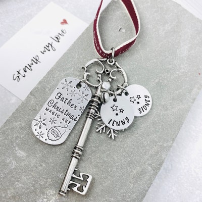 Personalised Father Christmas Magic Key Christmas Eve Box - Etsy