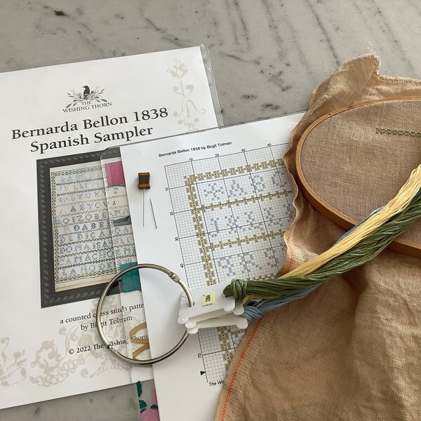 Fiona Rutherford 1866 Sampler PDF Chart, Cross Stitch Pattern, Counted ...