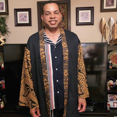 Two Tone Split Cloak Perfect for Halloween Half Black Half - Etsy