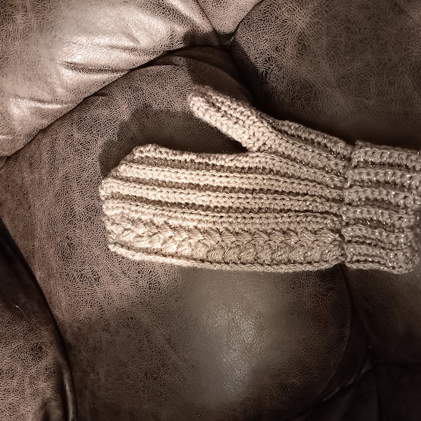 CROCHET PATTERN + VIDEO Autumn Wheat Crochet Mittens in 6 Sizes Newborn ...