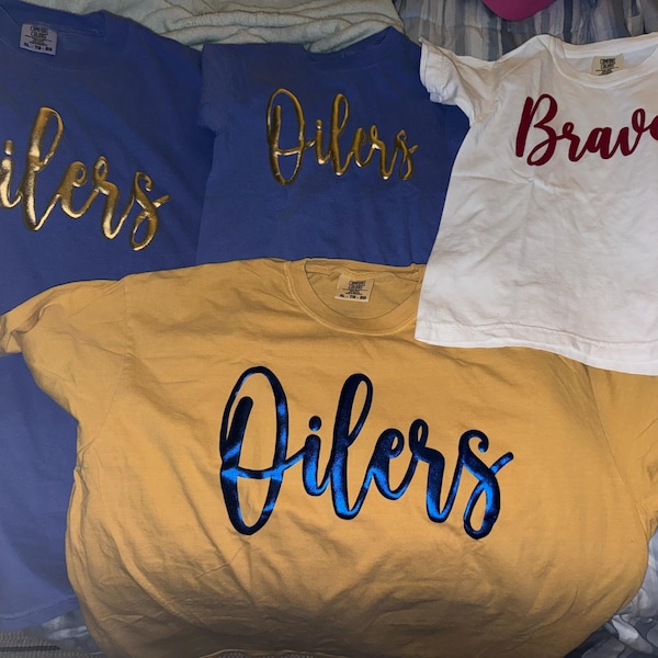 Custom Puff Game Day Tee Mascot Comfort Colors Spirit Shirt Team Sports ...