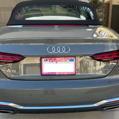 Flame License Plate Frame - Etsy