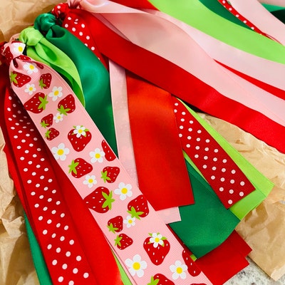 Rainbow Ribbon Bunting, Rainbow Ribbon Garland, Rainbow Garland ...