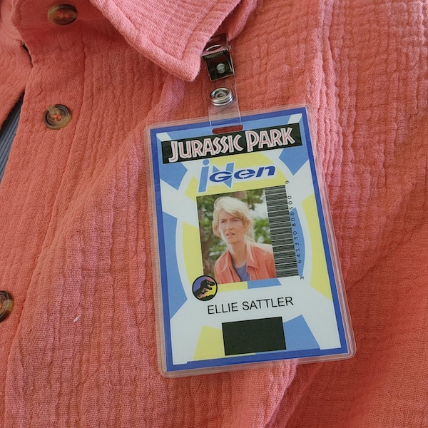 Jurassic World ACU Custom Photo ID Badge - Etsy