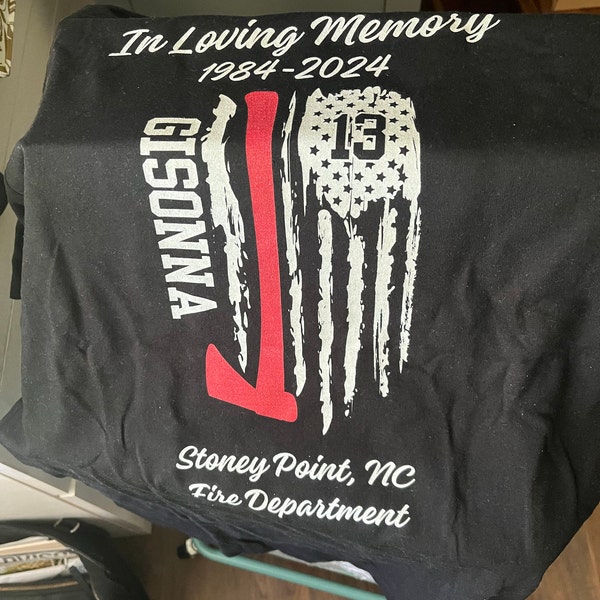 Police Officer Memorial Shirt, Custom Police Shirt, Fallen Police ...