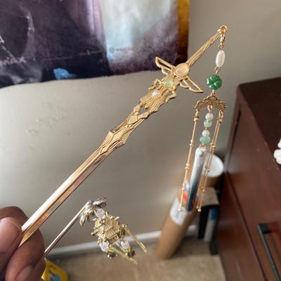 Half Moon Barrette,half Moon Hair Fork,hair Clips for Thick Thin Hair ...