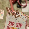 Silly Straw Valentine Tags Sip Sip Hooray Krazy Crazy - Etsy
