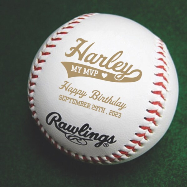Personalized Baseball, Engraved Baseball Birth Announcement or ...