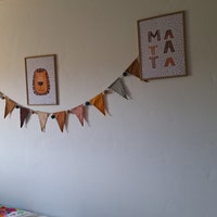 Set of 3 Boho Jungle Animal 'hakuna Matata' Wall Art Prints for ...