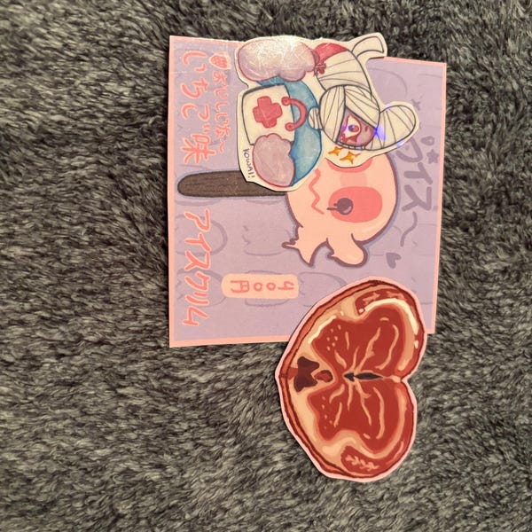 Tama Angel Vinyl Sticker ~ Creepy Cute Weirdcore Stationery - Etsy