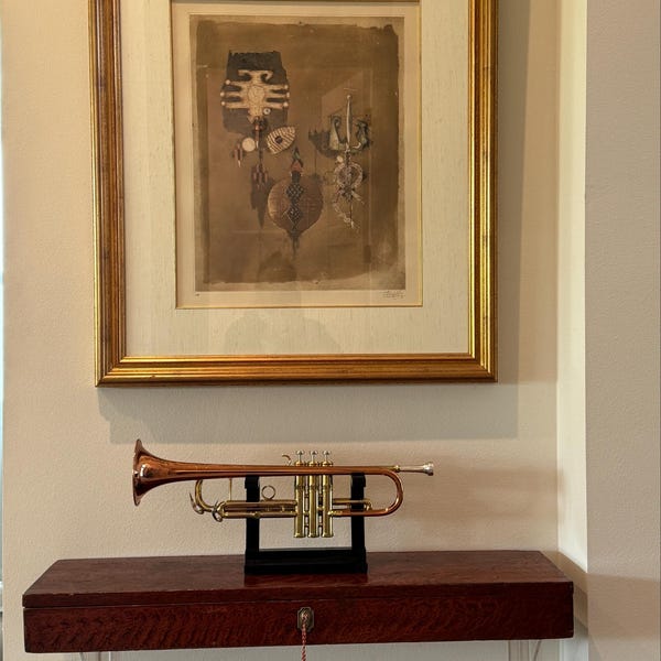 Horizontal Trumpet Display Stand - Etsy