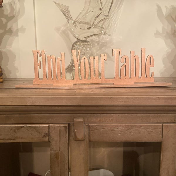 Find Your Table Wooden Wedding Sign - Seating Chart Sign - Find Your ...