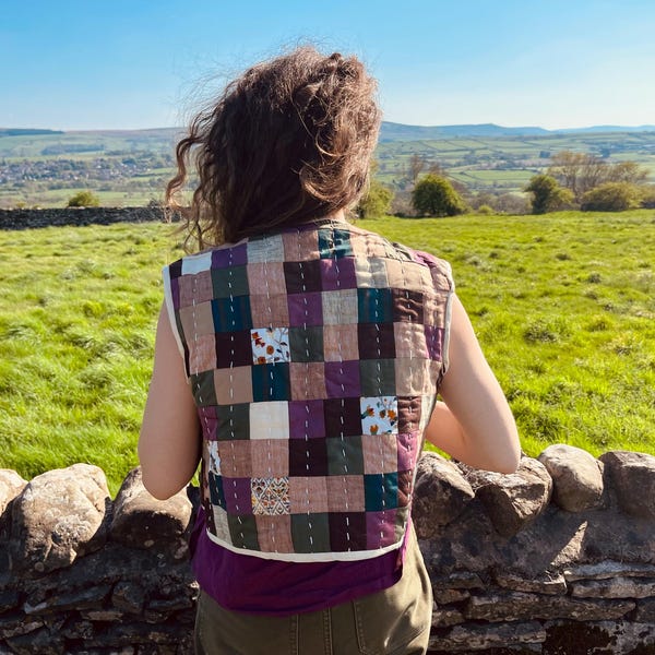 Bilbo Vest | PDF Sewing Pattern | Patchwork, Quilted Waistcoat ...