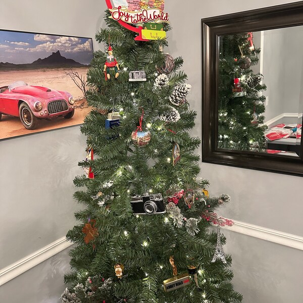 World Globe Christmas Tree Topper, Travel Tree Topper, World Map Tree ...