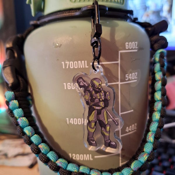 Red Vs. Blue RVB Acrylic Charm Keychain - Etsy
