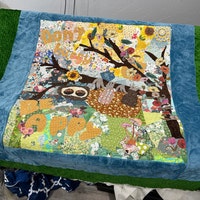 A Gathering Quilt Pattern, Complete Block of the Month Pattern Set by Barbara Persing, Quail ...