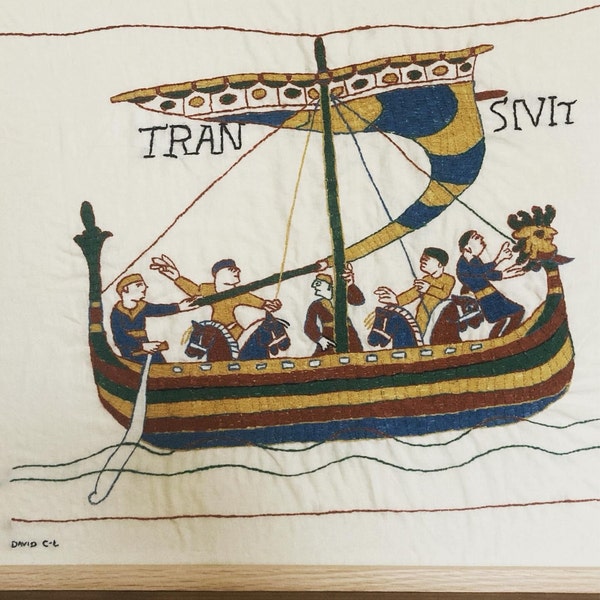 Kit of Embroidery With Bayeux's Stitch. Reproduction of Bayeux Tapestry ...