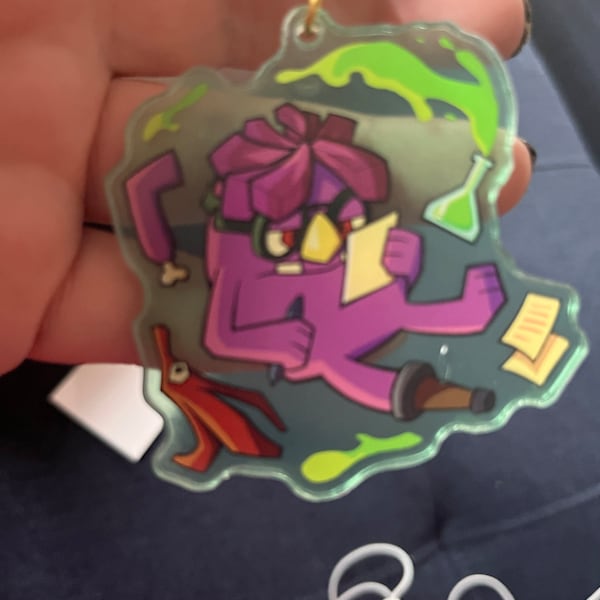 Bugsnax, Floofty Fizzlebean, Filbo Fiddlepie, Colored Acrylic Charms 2. ...